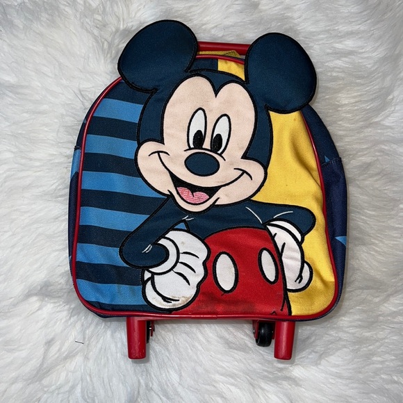 Disney | Accessories | Mickey Mouse Mini Carry On For The Little Ones ...